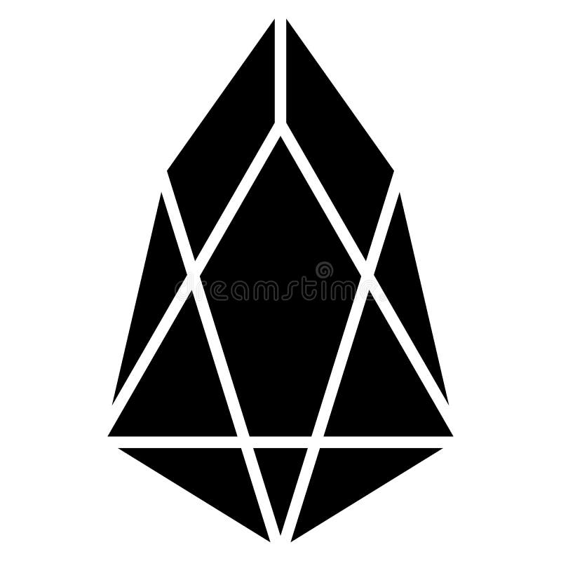 Eos Icon Isolated on White Background Stock Illustration - Illustration ...