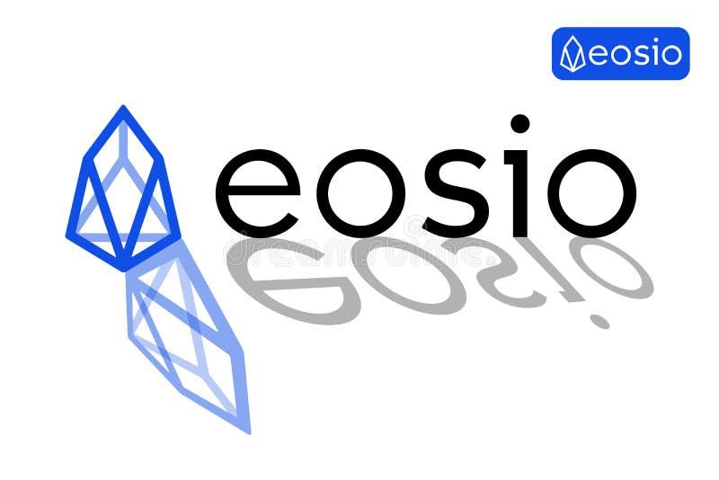 Eosio Computer Vector Logo Text Icon Author S Development Editorial ...