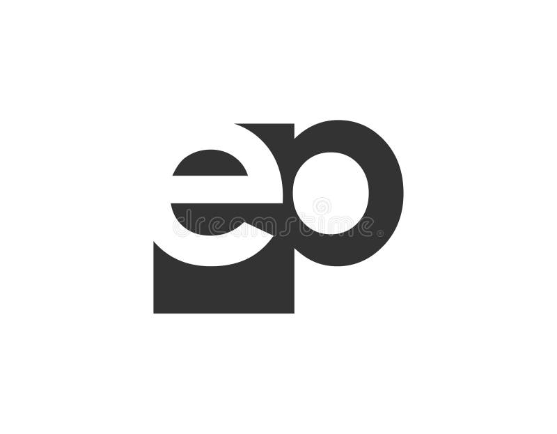 EP Creative Geometric Initial Based Modern and Minimal Logo. Letter E P ...