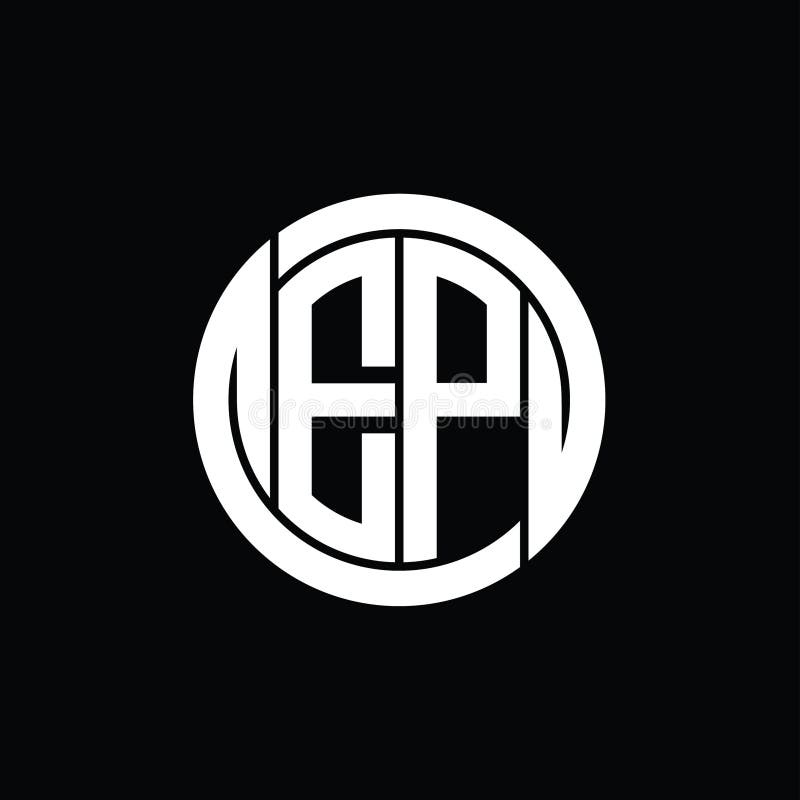 EP Logo Monogram Shield Inside Circle Shape Vector Images Design ...
