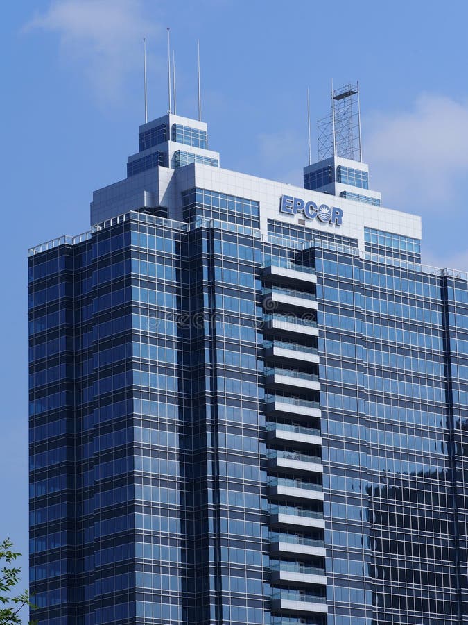 Epcor Building in Edmonton editorial photo. Image of tall - 42948496