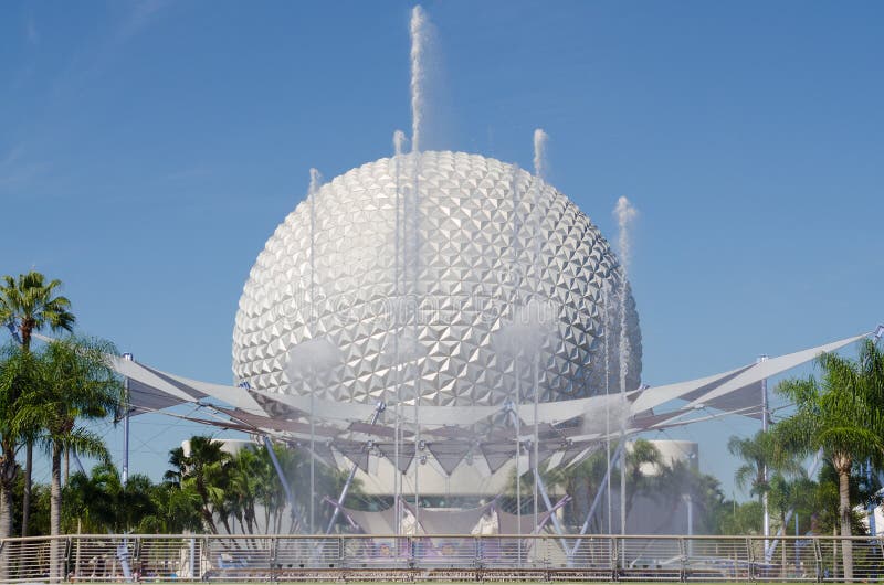 Epcot Center Spaceship Earth Editorial Stock Photo - Image of epcot ...