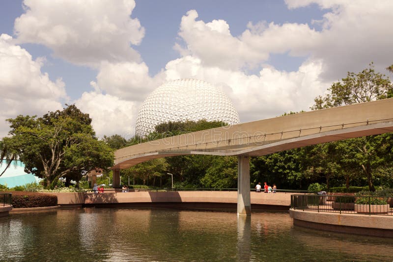 Epcot Center editorial photo. Image of monorail, spaceship - 50824361