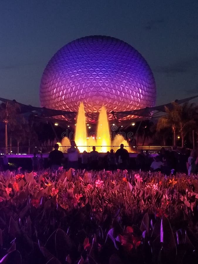 Epcot editorial stock photo. Image of lights, outside - 108416648