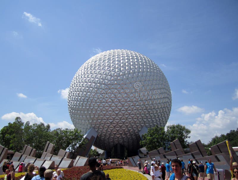 Epcot Globe Orlando Florida Editorial Photo - Image of entertainment ...