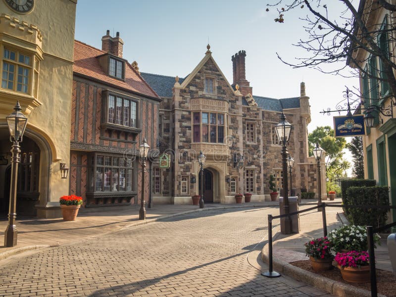 Epcot World Showcase England Editorial Stock Photo - Image of disney ...
