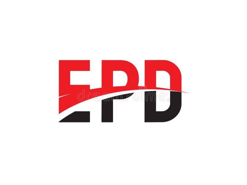 EPD Letter Initial Logo Design Vector Illustration Stock Vector ...