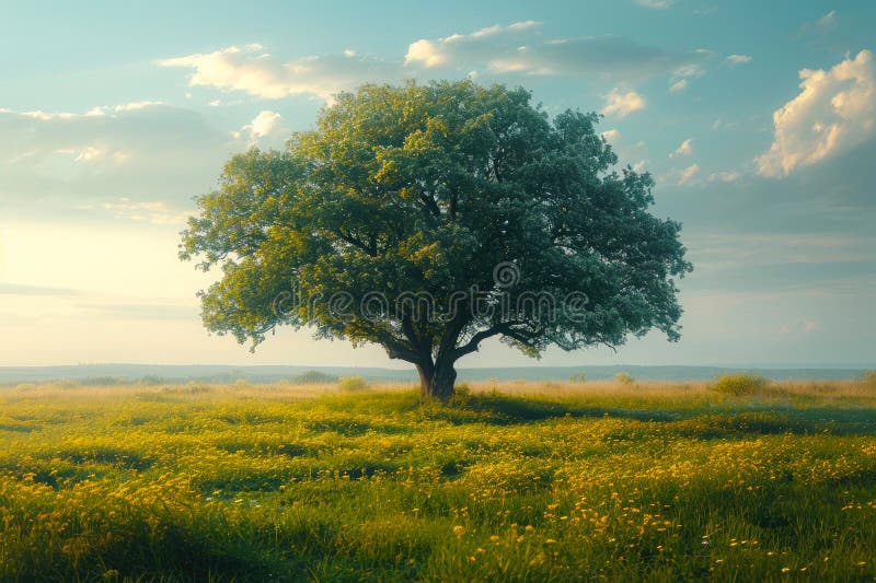 Ephemeral Elegance: Spring S Gentle Dance. Stock Illustration ...