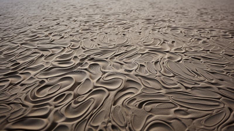 Ephemeral Sand Patterns: Conceptual Installation Art in Monochromatic ...