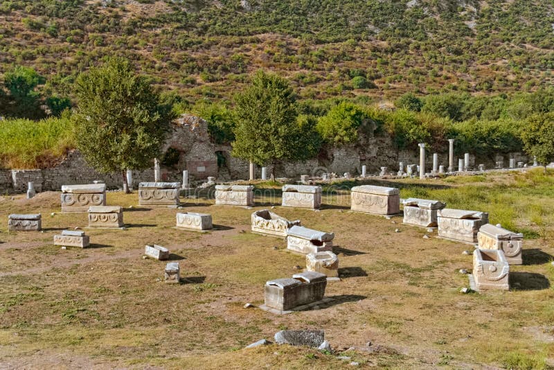 Ephesus stock image. Image of architectural, stone, period - 22932853