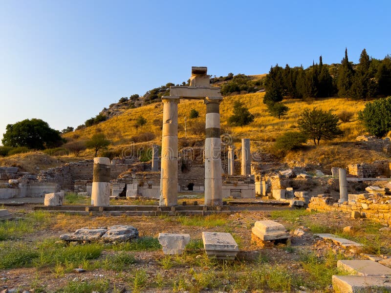 Ephesus Ancient City Prytaneion, Editorial Image - Image of ...