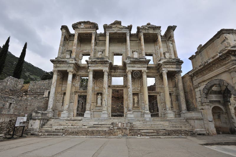 Ephesus stock image. Image of locations, greek, archaeology - 49744951