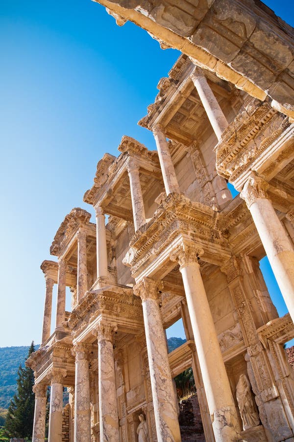 Ephesus library stock image. Image of facade, famous - 22353525