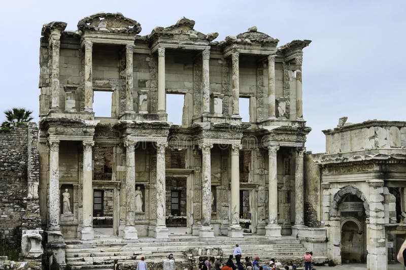 Ephesus Library building editorial photo. Image of library - 38821856