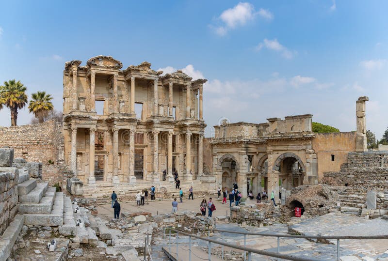 Ephesus - Library of Celsus and Gate of Mazeus and Mithridates ...