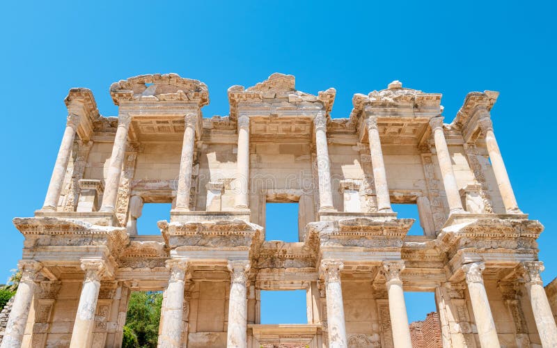 Ephesus Ruins, Turkey, Beautiful Sunny Day between the Ruins of Ephesus ...