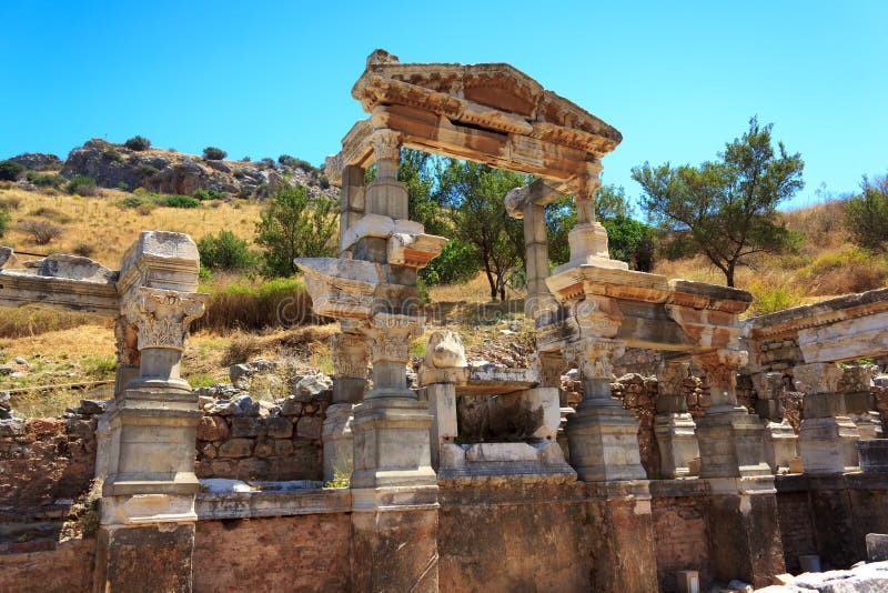 Ephesus, Turkey stock image. Image of cities, fountain - 20900741