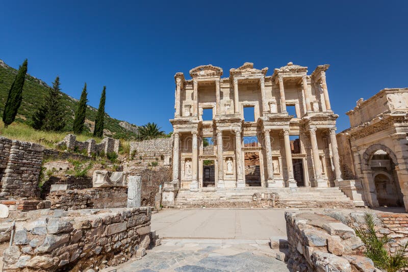 Ephesus Library editorial image. Image of turkey, east - 5342545