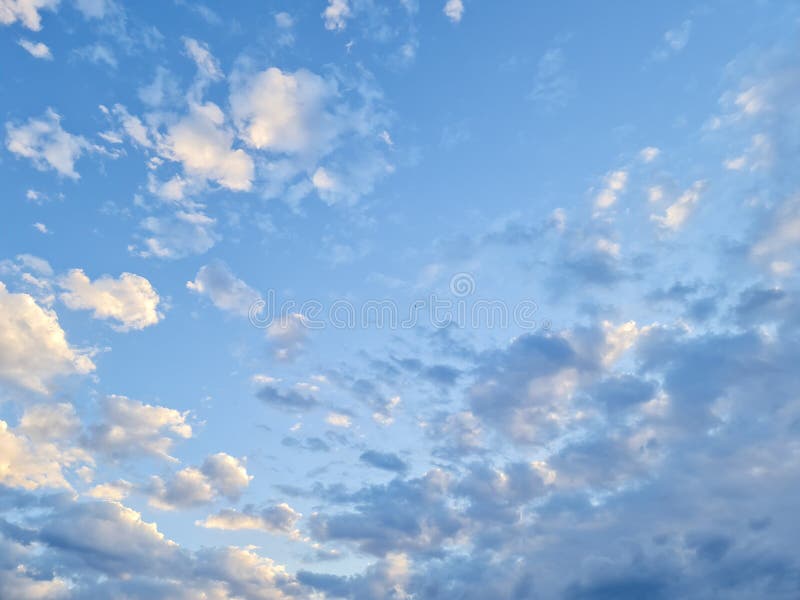 Epic Clouds Against the Blue Sky Stock Photo - Image of clouds, epic ...