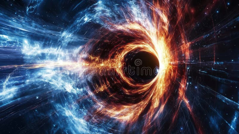 Cosmic Vortex: a Journey through Interdimensional Space Stock ...