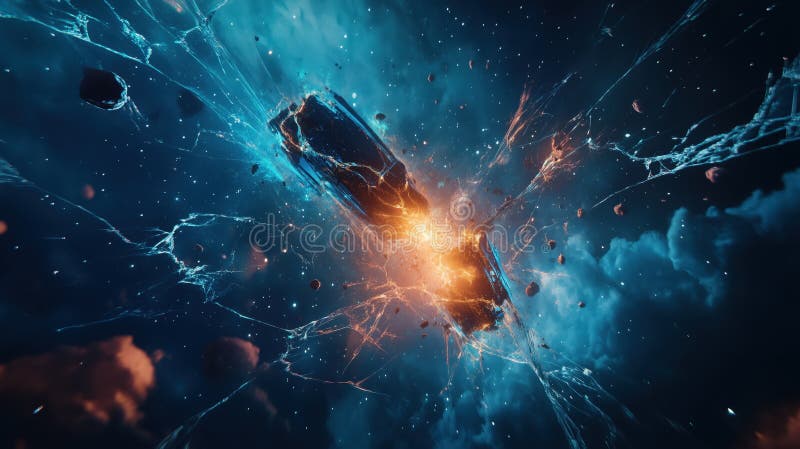 The Destruction of an Asteroid in Outer Space with a Bright Flash and ...