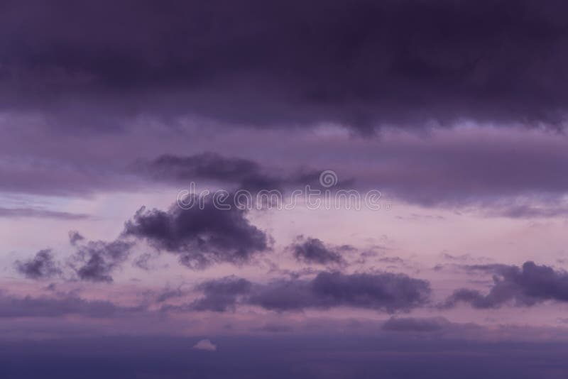Violet Storm stock photo. Image of dusk, tempest, coast - 6107976