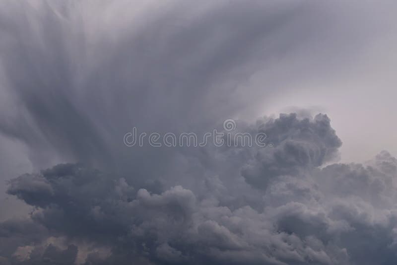 Epic Dramatic Storm Sky Dark Grey Blue Clouds Background Texture ...