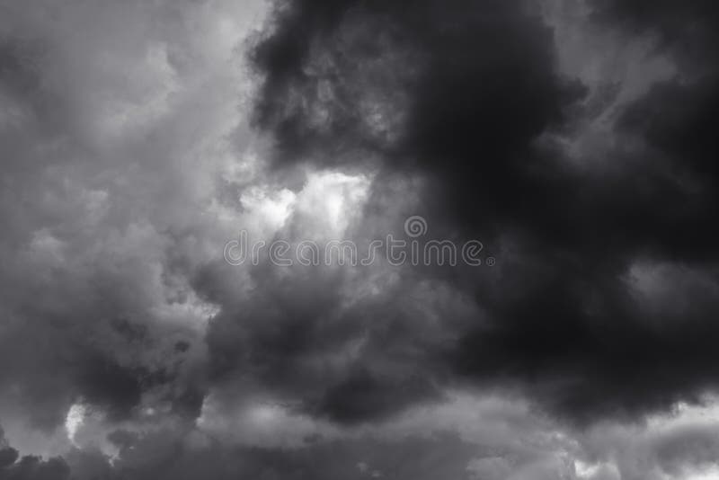 Epic Dramatic Storm Sky, Dark Grey Rainy Clouds with Wind, Abstract ...