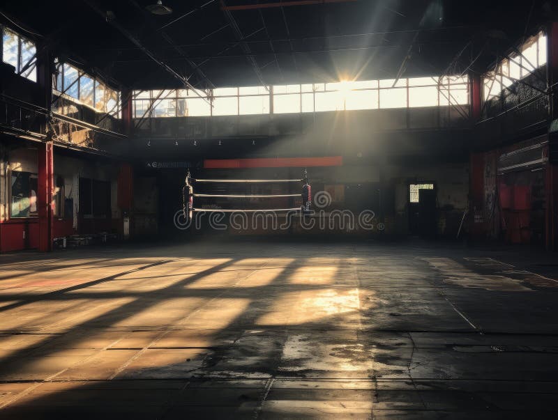 Inside Empty Boxing Ring Stock Illustrations – 248 Inside Empty Boxing ...