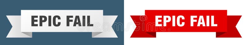 Fail Ribbon Stock Illustrations – 410 Fail Ribbon Stock Illustrations ...