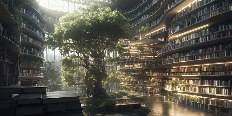 Epic Fantasy Library Tree Stock Illustrations – 11 Epic Fantasy Library ...