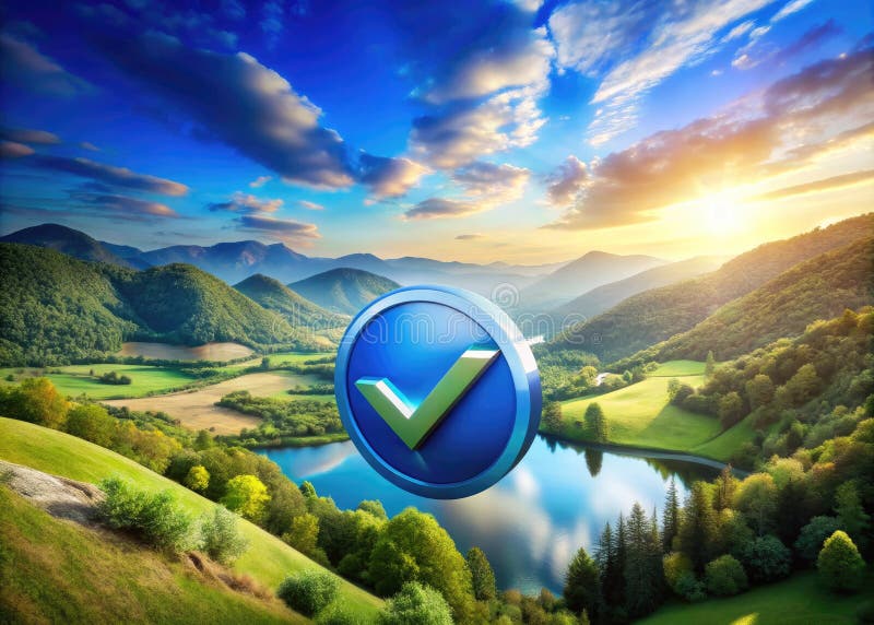Epic 8K Nature Scene Validated by a Stunning 3D Blue Checkmark a ... Epic 8K Nature Scene Validated by a Stunning 3D Blue Checkmark a ...