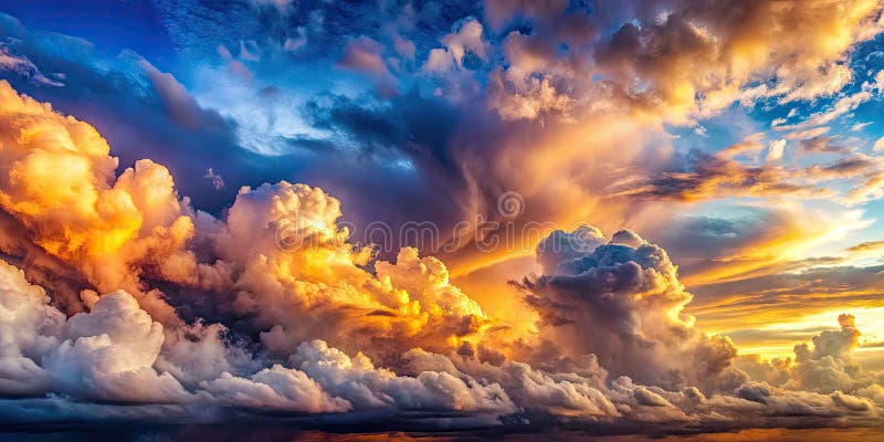 Epic Panoramic Sky a Breathtaking Display of Dramatic Cloudscapes Celestial Wonders and ...