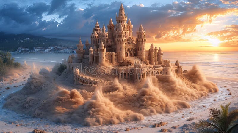 Epic Sandcastle Stock Illustrations – 72 Epic Sandcastle Stock ...