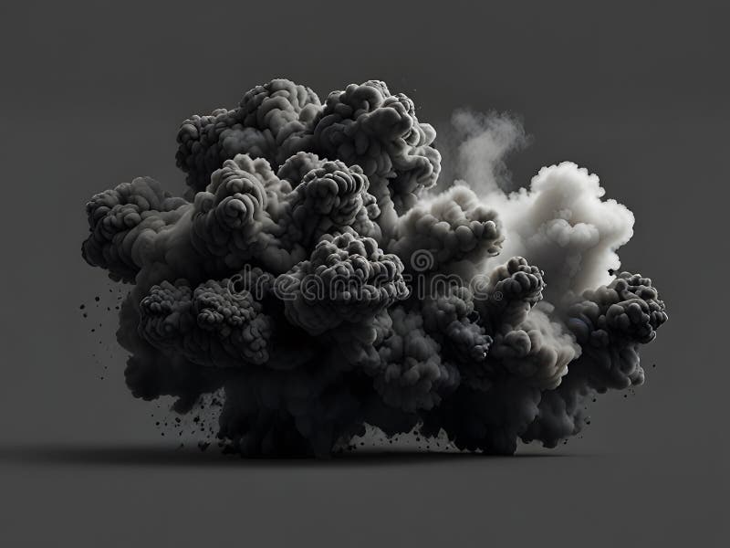 Epic Smoke Explosion: Dynamic Border Overlay for Action Graphics Stock ...