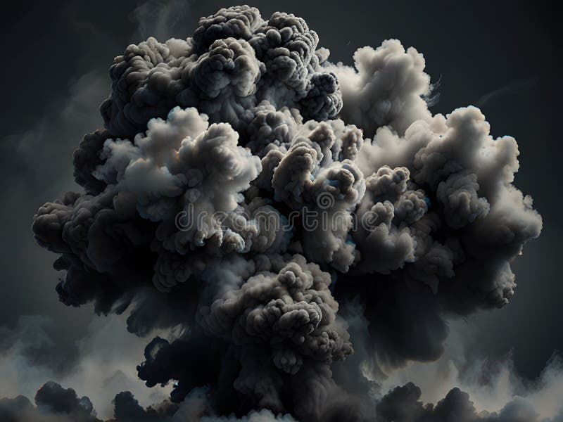 Epic Smoke Explosion: Dynamic Border Overlay for Action Graphics Stock ...