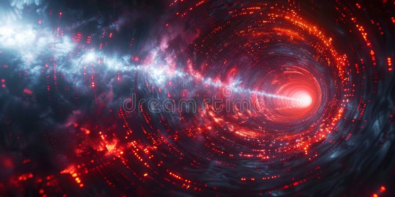 An Epic Space Vortex Filled with Blazing Energy is a Breathtaking Sight ...