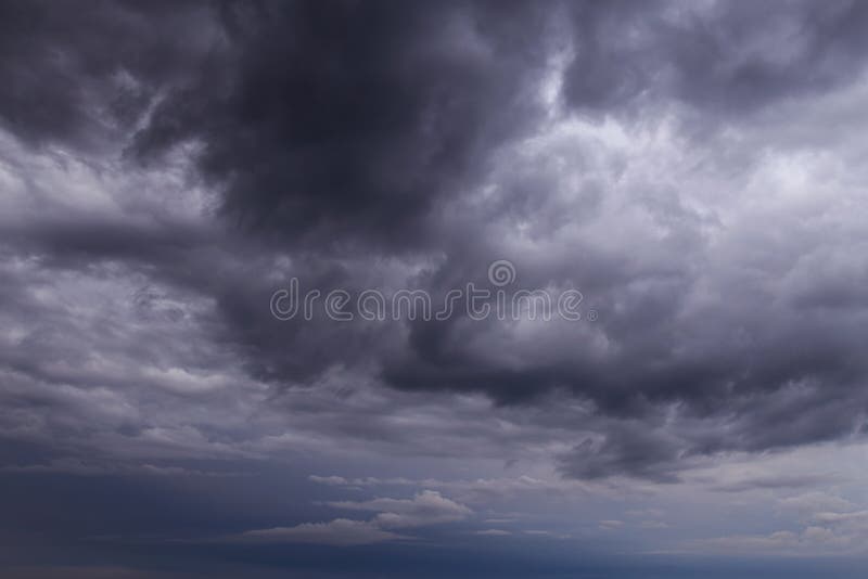 Epic Storm Sky with Dark Rainy Clouds Abstract Background Texture ...
