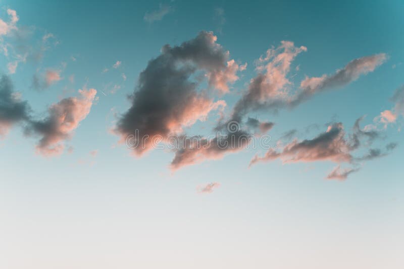 Epic Sunset Sky and Clouds Suitable for Backgrounds Stock Image - Image ...