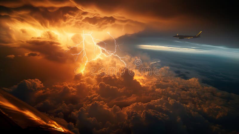 Epic Thunderstorm Cloudscape Stock Image - Image of atmosphere ...
