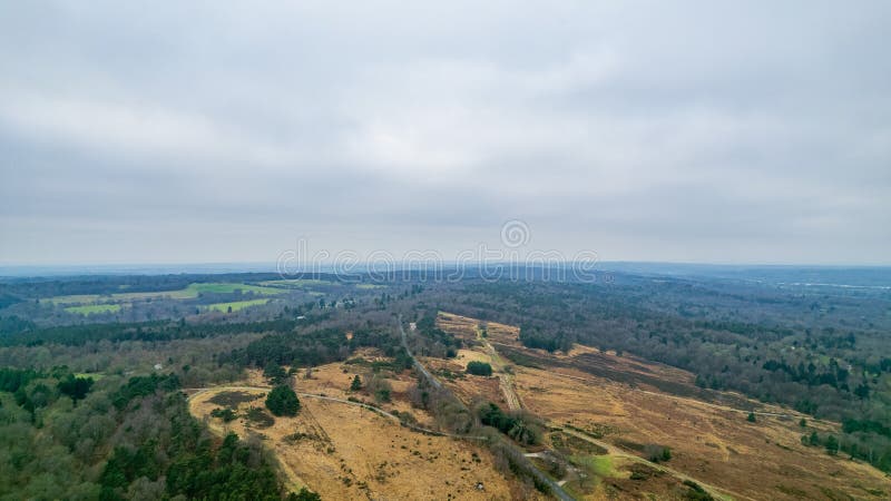 Epic View of the Forest Taken with the Drone Stock Photo - Image of ...
