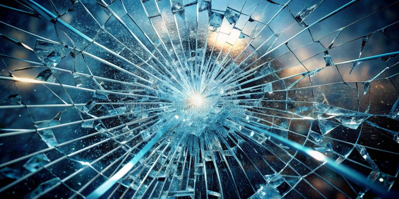 An Epic Wallpaper Inspired Broken Glass Scene Exploding Time AI ...