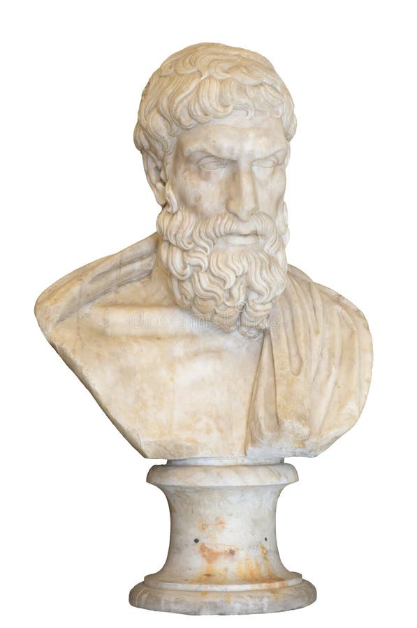 Epicurus - Greek Philosopher Stock Photo - Image of bust, history ...