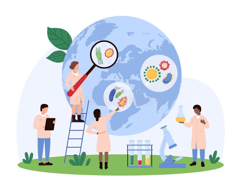 Epidemiology Research, Tiny People Study Microbes and Pathogens Spread ...