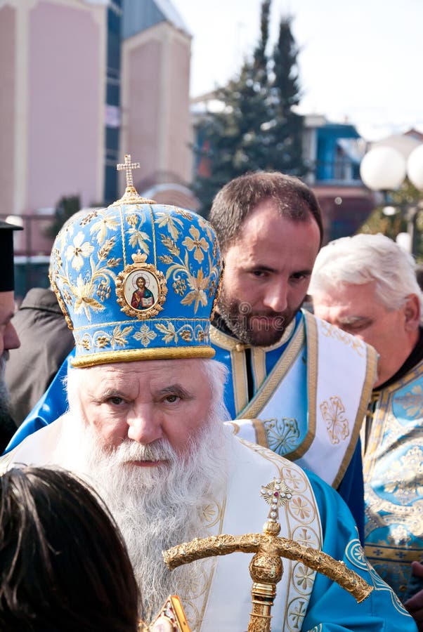 Epifanía (Vodici, Bogojavlenje) En Macedonia Fotografía editorial ...
