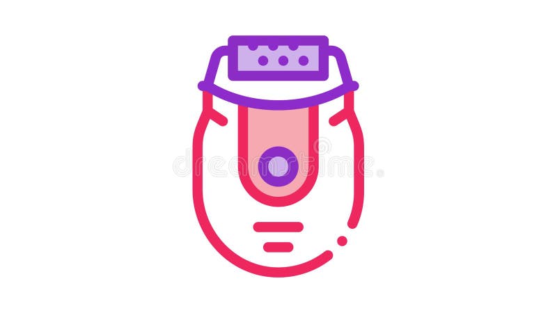 Epilator Device Icon Animation Stock Video - Video of graphic, legs ...