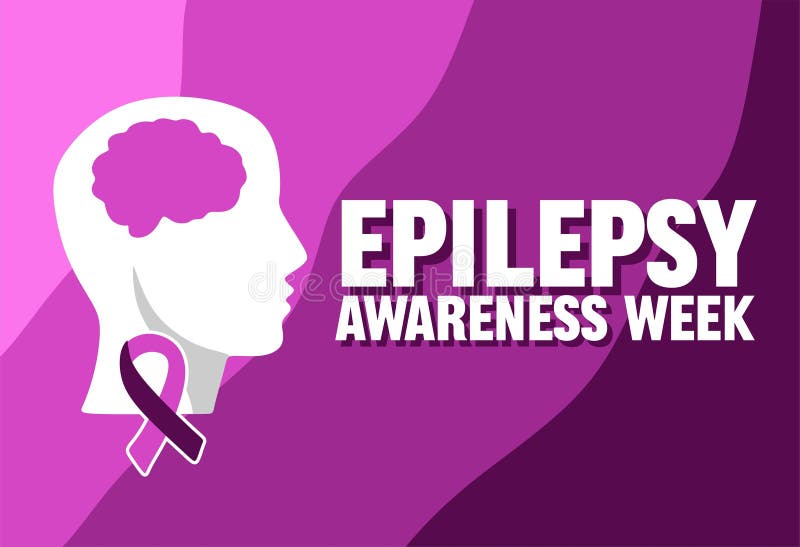 Epilepsy Awareness Week for All Epilepsy Sufferers Stock Vector ...
