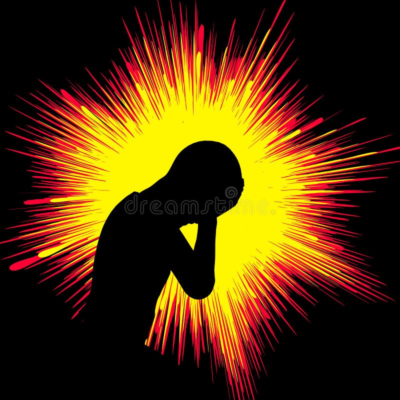 Epilepsy stock illustration. Illustration of brain, medical - 42856204