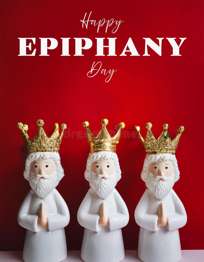 Epiphany Day or Dia De Reyes Magos Poster Concept Stock Illustration ...