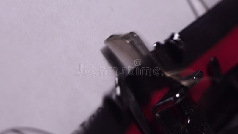 Episode 6, Typing on White Paper in Vintage Typewriter, Writing Script ...